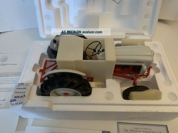 Franklin Precision Models 1953 Ford Jubilee Tractor Diecast 1:12 Scale ...
