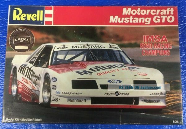 REVELL MOTORCRAFT MUSTANG GTO IMSA ROAD RACING CHAMPIONS 1/25 SCALE ...