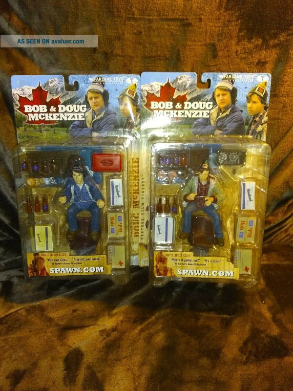 SCTV Bob And Doug McKenzie Action Figures Great White North Set Of 2 ...