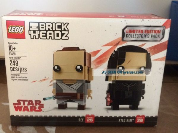 Brickheadz LEGO Star Wars Rey And Kylo Ren Limited Edition Collectors ...