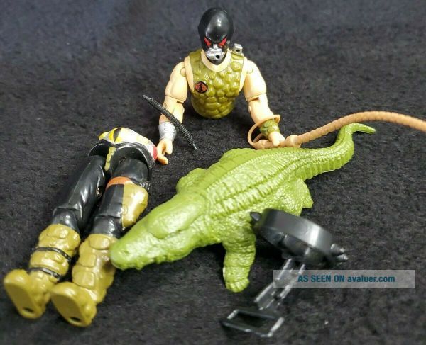 Gi Joe Action Figure 1987 Croc Master Reptile Trainer 100 Complete W ...
