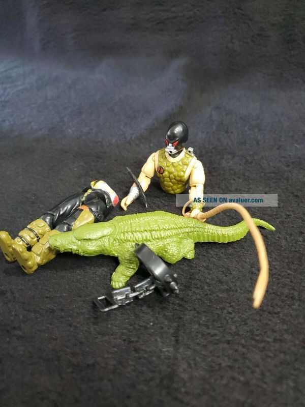 Gi Joe Action Figure 1987 Croc Master Reptile Trainer 100 Complete W ...