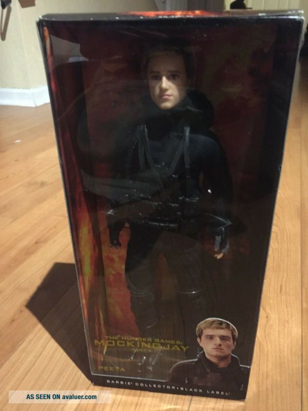 Mattel Barbie Collector The Hunger Games Mockingjay Part 2 Peeta Doll ...