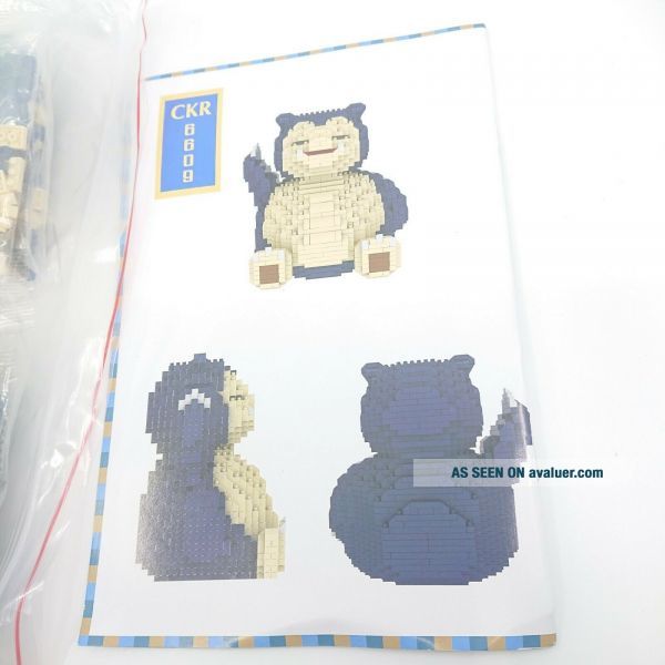 Snorlax Figure Mini Building Blocks Pokemon Pocket Monsters Nanoblocks ...