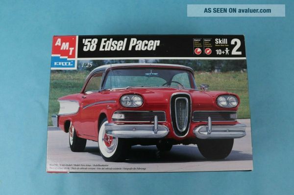 VINTAGE AMT/ERTL 1958 EDSEL PACER 1/25 SCALE MODEL CAR KIT 30032 NIB ...
