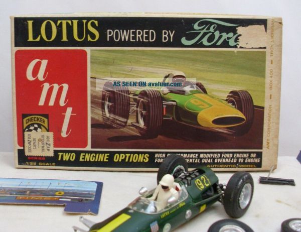 AMT LOTUS POWERED BY FORD RACE CAR MODEL KIT 1/32 SCALE BOXED | #41245759