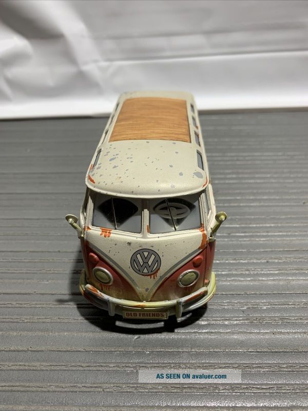 Maisto Volkswagen VW 1960s Van Samba Bus 1:25 Scale 7 " RED Diecast CAR ...
