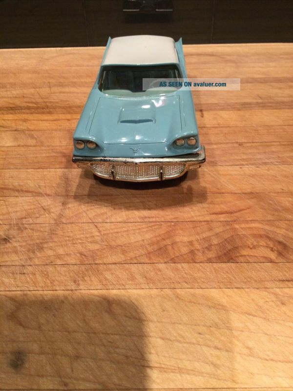AMT 1958 Ford Thunderbird 2 Door Hardtop Two Tone Blue & White Dealer ...