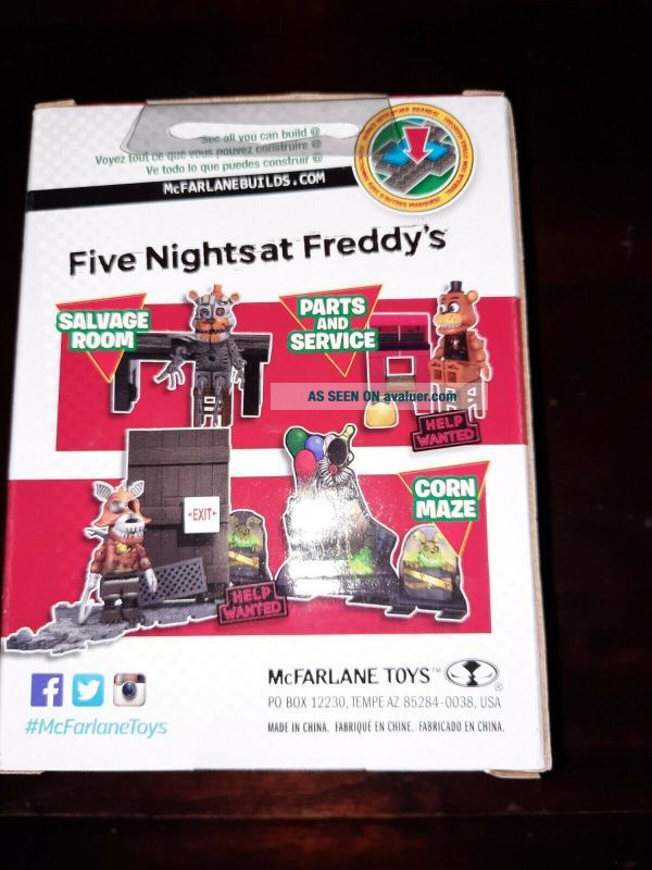 McFarlane Five Nights At Freddy ' S: Grimm Foxy With Corn Maze - 38 ...