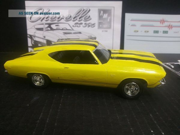 AMT 1969 Chevelle SS 396 Hardtop 1/25 Scale Partially Built Model Kit ...