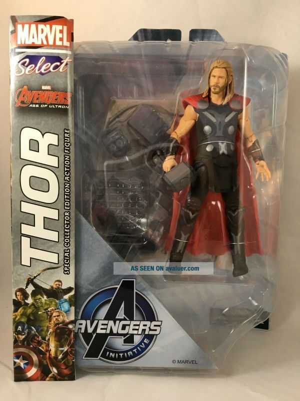 MARVEL DIAMOND SELECT MCU AGE OF ULTRON THOR (CHRIS HEMSWORTH) NIP 7IN ...