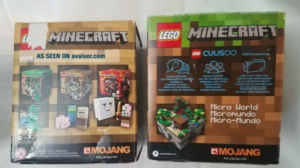 Minecraft Legos 21102 And 21105 Micro World And The Village | #41383338