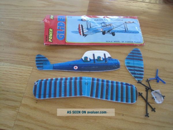 Toy Glider De Haviland Moth WWI By Power Prop | #41358929