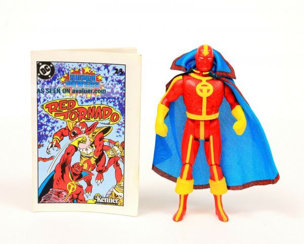 Vintage Kenner Powers Red Tornado W/ Mini Comic Minty | #41399912