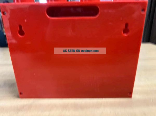 Lego Brick 8 Minifigure Red Display Case Wall Mount | #41433172
