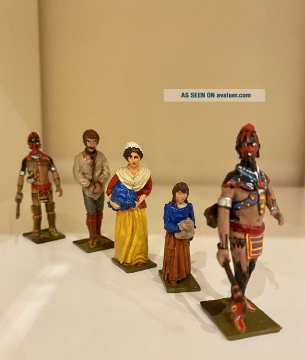 Tommy Atkins Toy Soldiers Woodland Indians With Prisoners French Indian ...