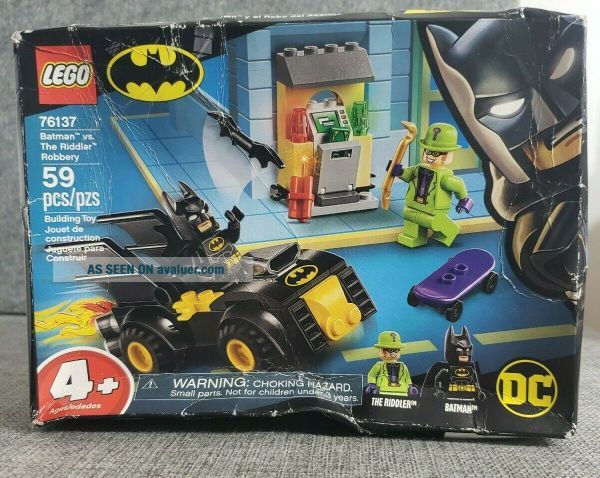 LEGO DC Universe Heroes Batman Vs The Riddler Robbery Set (76137) READ ...