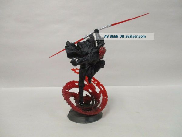 2005 HASBRO STAR WARS UNLEASHED DARTH MAUL LOOSE COMPLETE STATUE ACTION ...