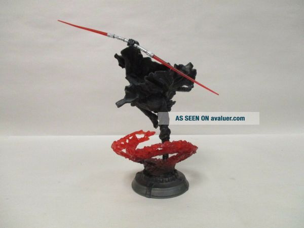 2005 HASBRO STAR WARS UNLEASHED DARTH MAUL LOOSE COMPLETE STATUE ACTION ...