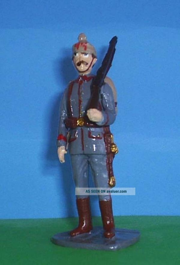 TOY SOLDIERS METAL WWI WORLD WAR 1 GERMAN SOLDIER AT ATTENTION 54MM ...
