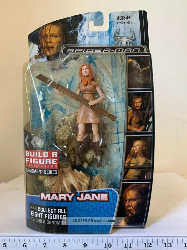 Marvel Legends Spider - Man 3 Sandman Series Mary Jane Action Figure ...
