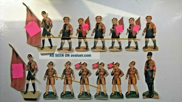 WW2 German Toy Soldier Interest - Third Reich Youth Figures - Elastolin ...