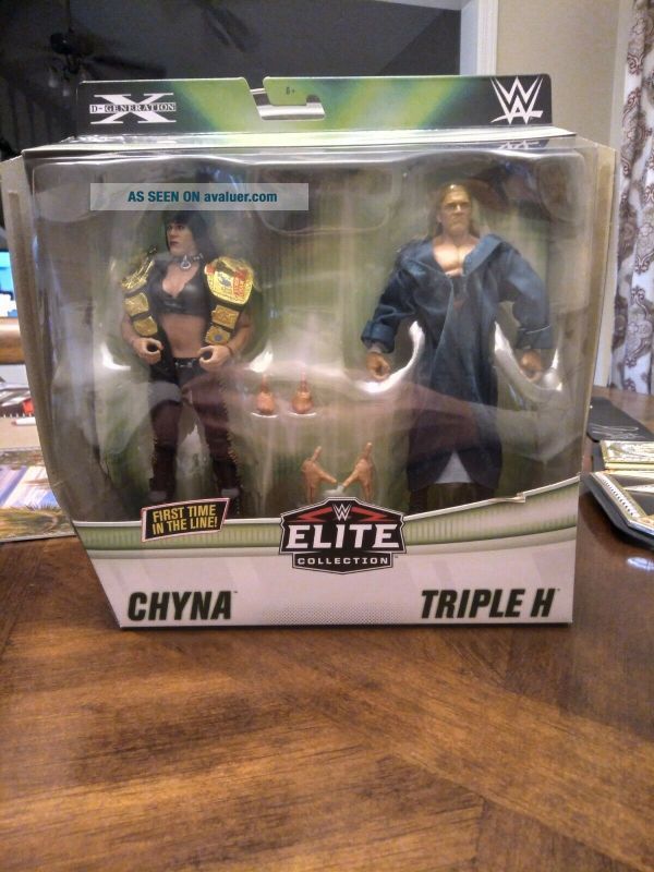 WWE Elite 2 Pack Triple H And Chyna Figures DX HHH WWF MIB MOC IN HAND ...