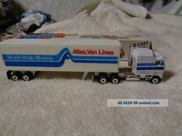 Vintage Road Champs Kenworth Atlas Van Lines Tractor Trailer | #41467428