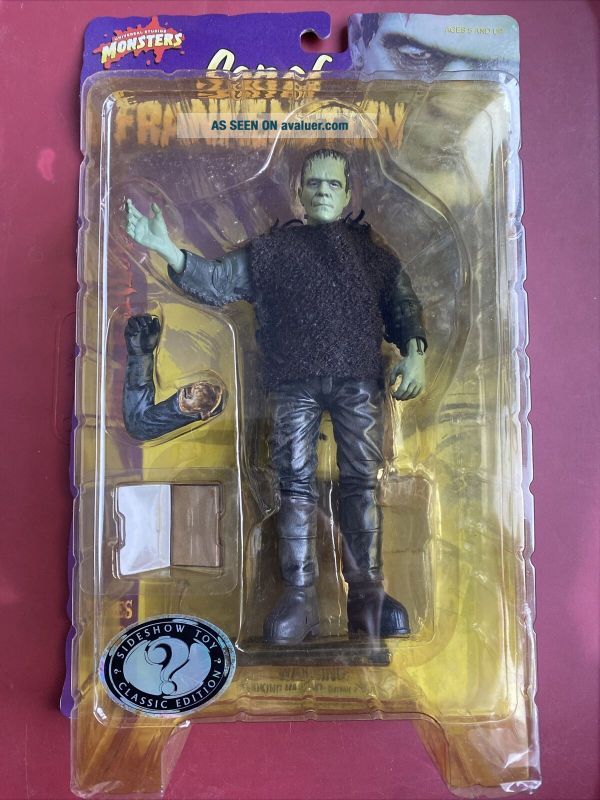 FRANKENSTEIN SIDESHOW UNIVERSAL STUDIOS MONSTERS FIGURE BORIS KARLOFF ...