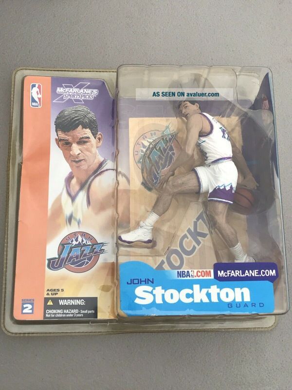 McFarlane Sportspicks NBA Series 2 John Stockton Action Figure | #41548028