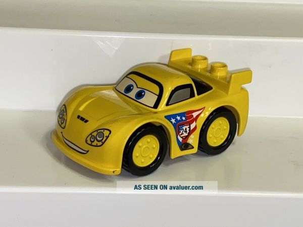 Lego Duplo Pixar Cars Jeff Gorvette Yellow Race Car Radiator Springs ...