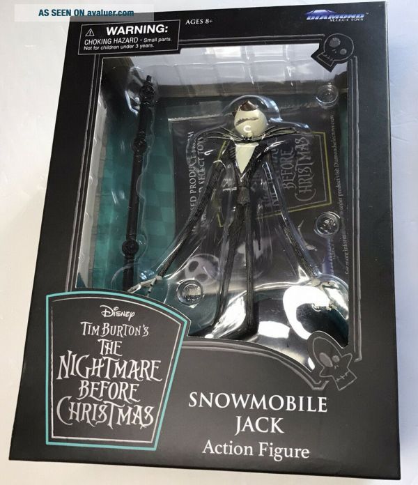 Disney Diamond Select The Nightmare Before Christmas Snowmobile Jack ...
