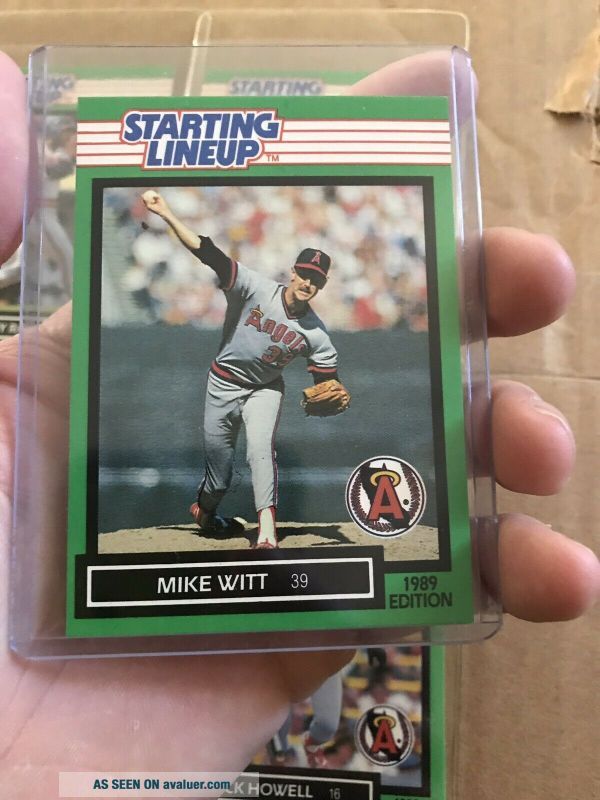 1989 STARTING LINEUP Slu JOHNNY RAY CALIFORNIA ANGELS Chili Davis Witt ...