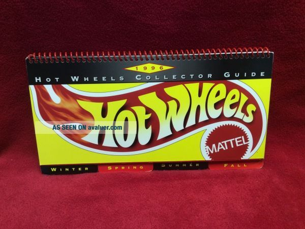 Hot Wheels 1996 Collector Guide Book Laminated Store Shelf Display ...