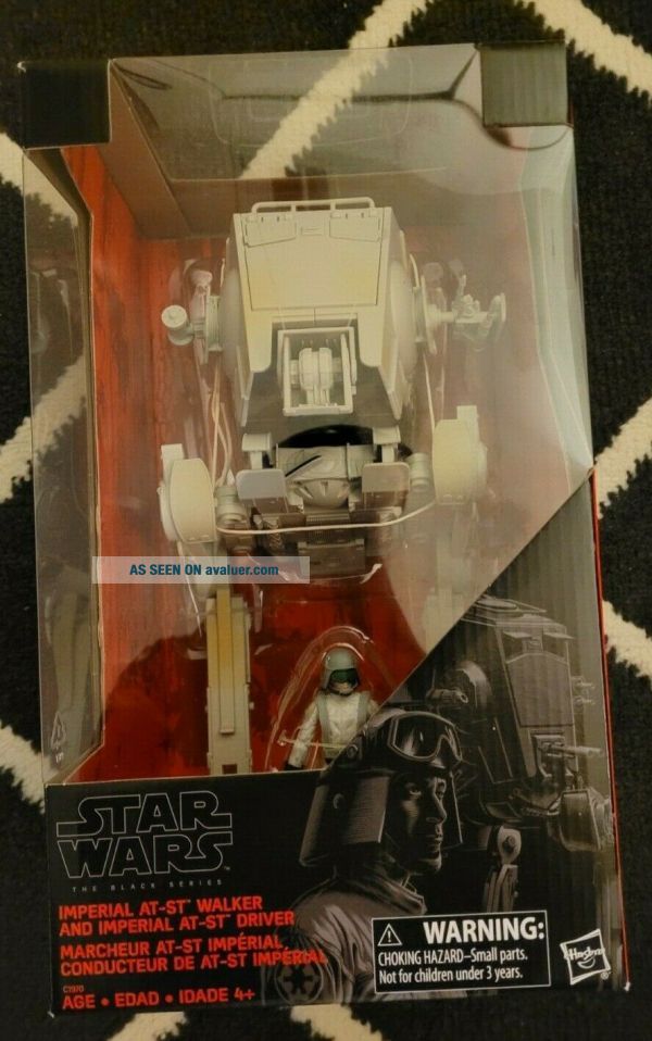 Hasbro Star Wars The Black Series Imperial AT - ST Walker And Driver ...