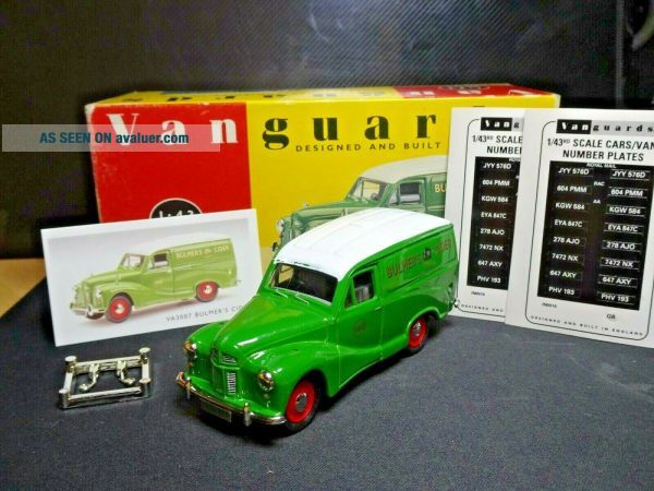 WOW EXTREMELY RARE EARLY 1/43 CORGI VANGUARDS AUSTIN A40 VAN BULMERS ...