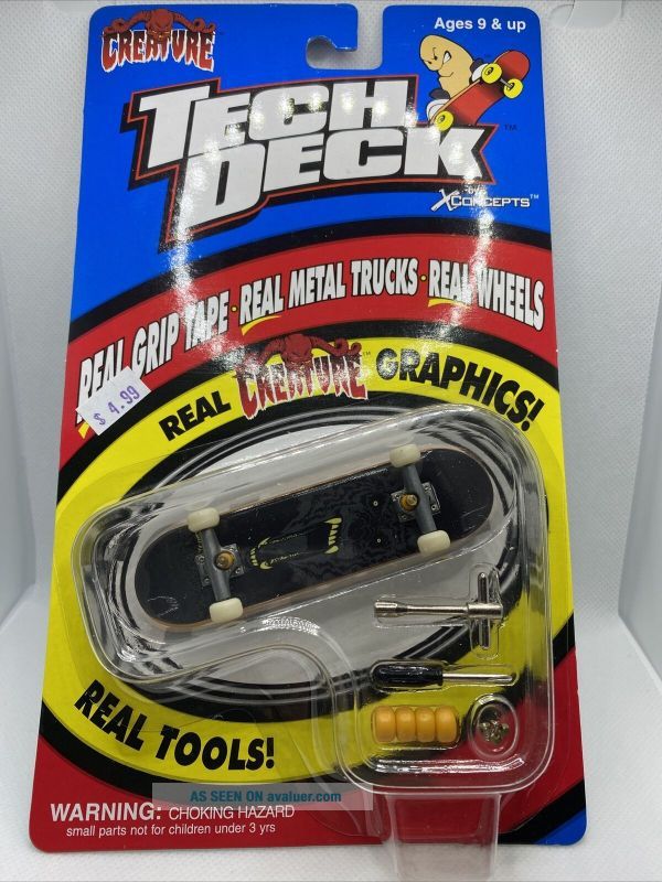 Vintage Tech Deck Creature Series 3210 Fingerboard Rare NIB | #41745133