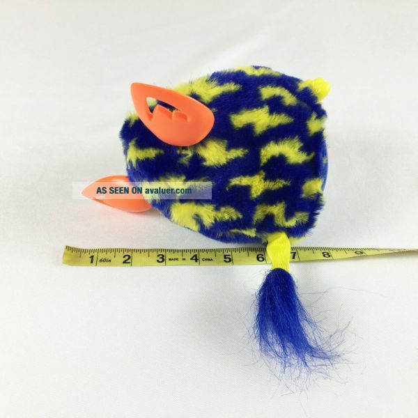 Furby Boom Blue Yellow Lightning Bolts Interactive Plush Toy | #41768547