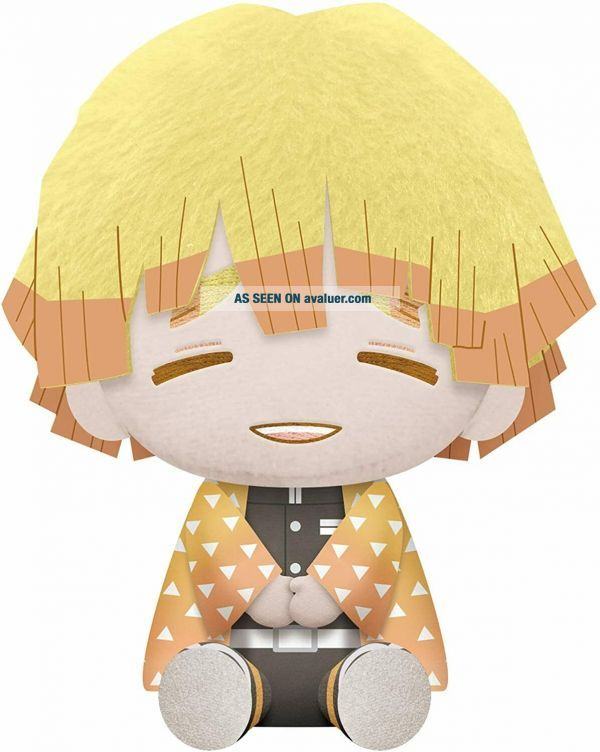 Banpresto Demon Slayer Kimetsu No Yaiba Zenitsu Agatsuma Big Plush ...