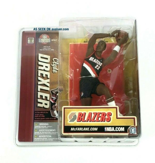 McFarlane NBA Legends Series 2 Clyde Drexler Portland Trail Blazers ...