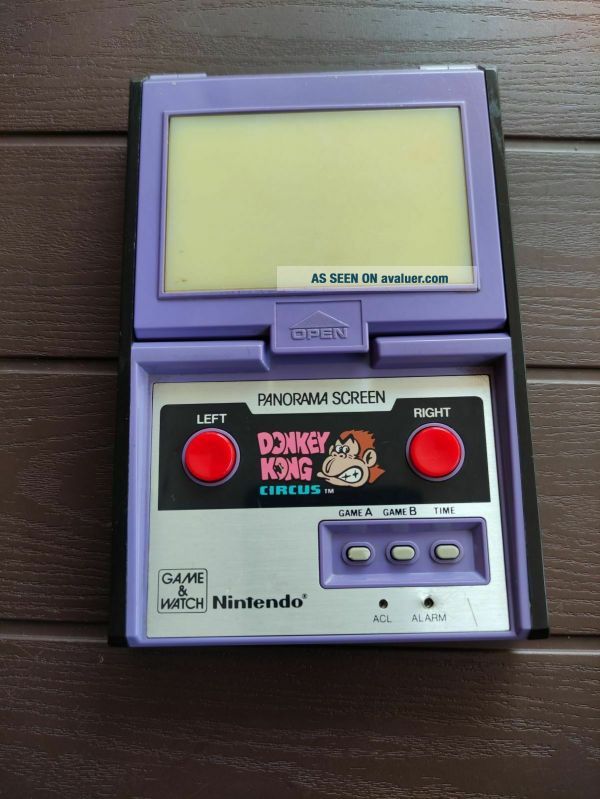 Vintage Nintendo Game Watch Panorama Screen DONKEY KONG CIRCUS | #41713752