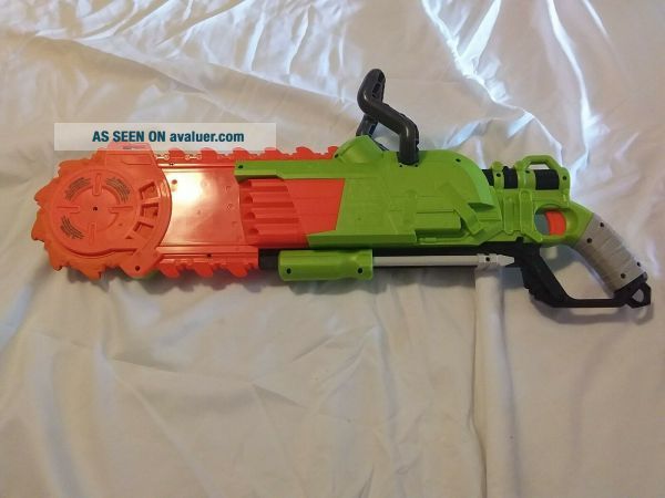 Nerf Zombie Strike Brainsaw Dart Gun Blaster W/ Saw Blade End 2015 ...