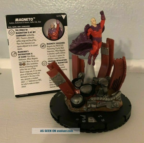 Heroclix Magneto G015 Colossal Marvel X - Men Animated Series Dark ...