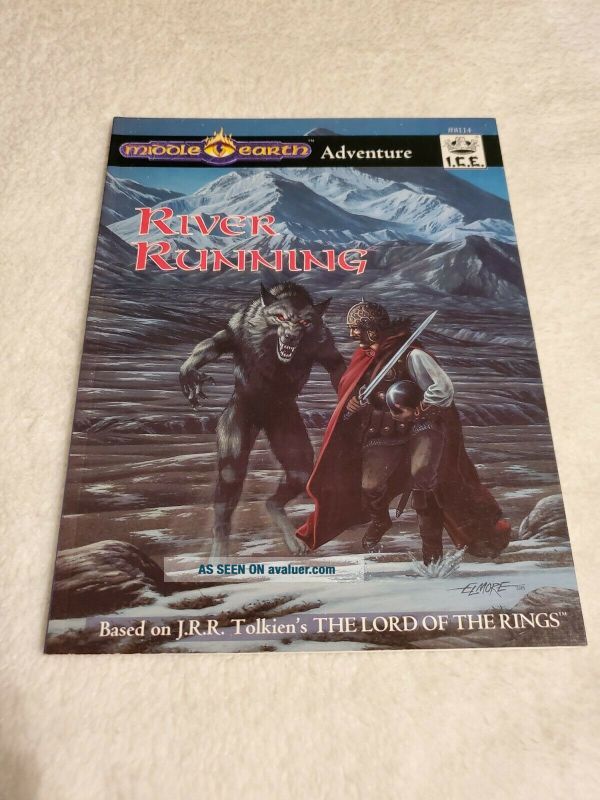 ICE MERP River Running Middle Earth RPG Campaign Module Rolemaster LOTR ...