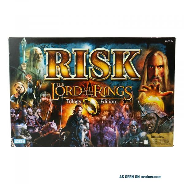 RISK Lord Of The Rings Trilogy Edition Board Game Complete With Ring ...