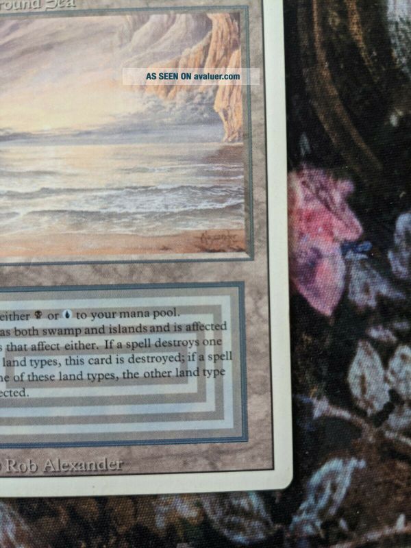 Underground Sea MTG Card - Revised Edition - Dual Land - Magic The ...