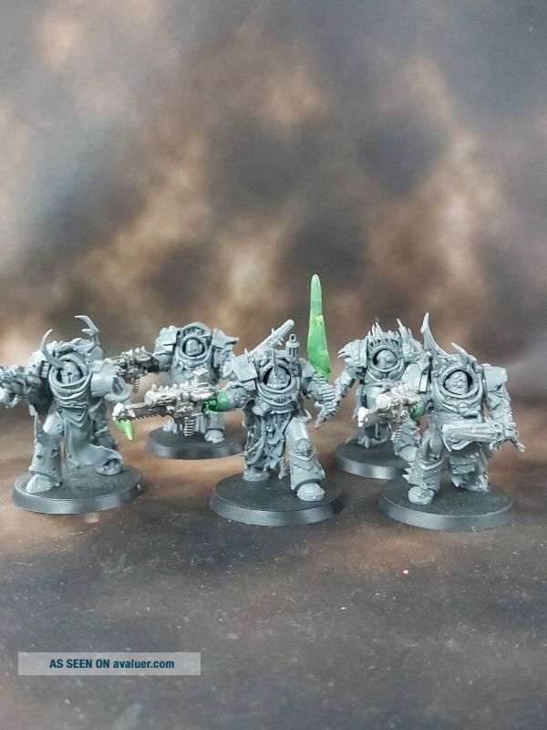 Warhammer 40K Death Guard Blightlord Terminators X5 I - 27 | #41786630