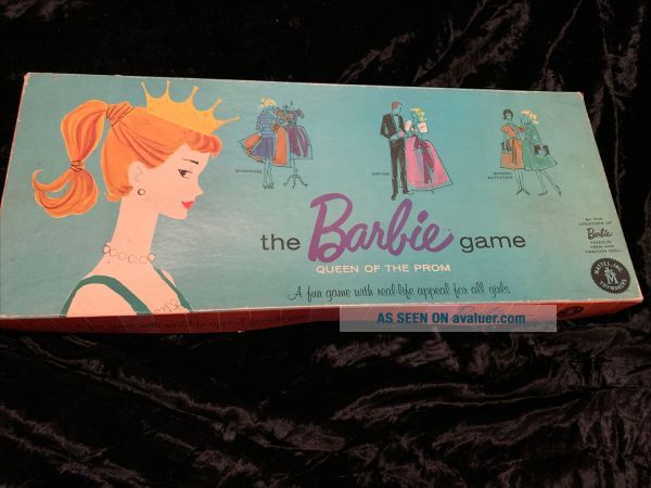 1960 Mattel Barbie Queen Of The Prom Board Game 100 COMPLETE | #41790199