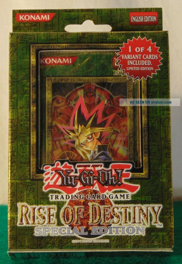 Yu - Gi - Oh RISE OF DESTINY Special Edition Box - - Factory ...