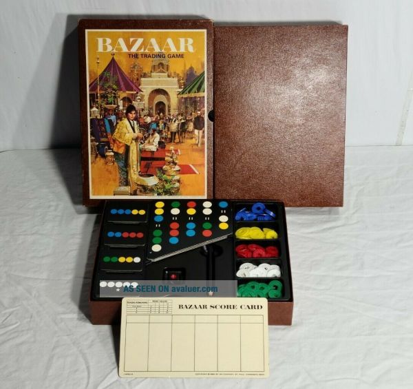 Vintage Bazaar 3M Bookshelf Board Game 1967 The Trading Game | #41840483